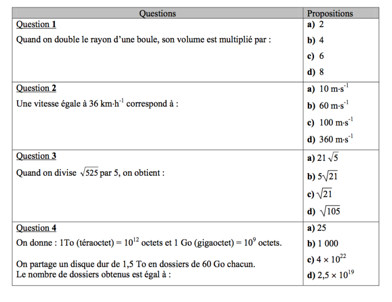 Corrigé exercice 5 – brevet maths 2014 – Réviser le brevet